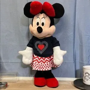 Disney | Toys | Rare Disney Minnie Mouse Plush Porch Door Greeter Cute ...